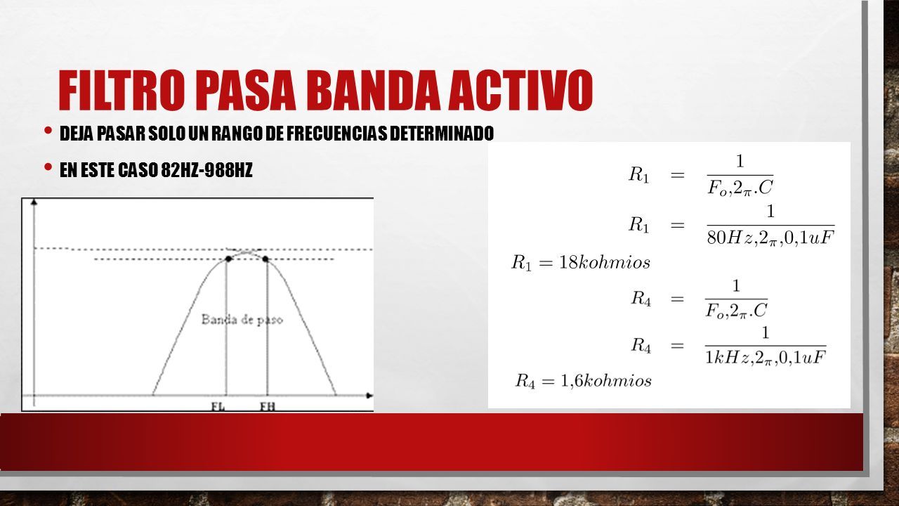 DiseÑo De Filtros Pasa Bajos Pasa Altos Y Pasa Bandas Ppt Descargar