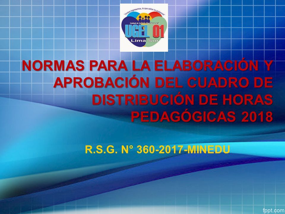 Normas Para La ElaboraciÓn Y AprobaciÓn Del Cuadro De DistribuciÓn De